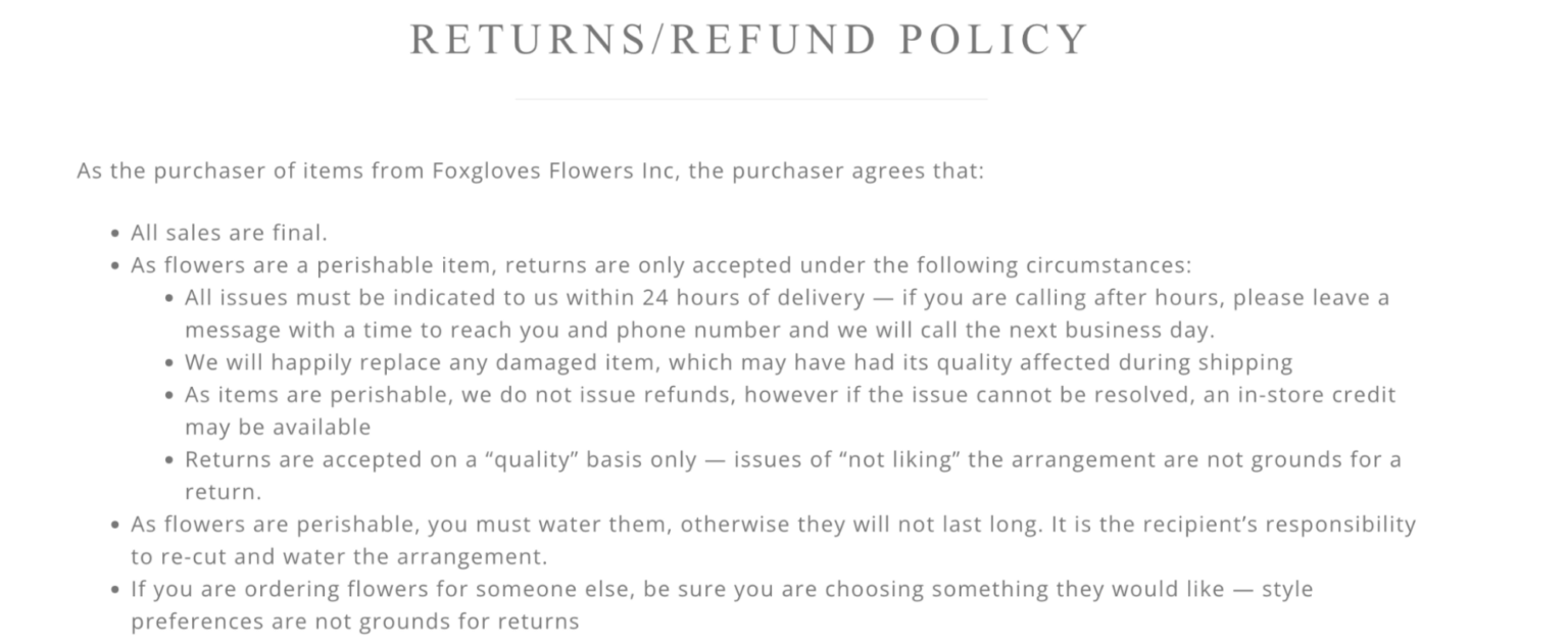 No Refund Policy: Guide + Template