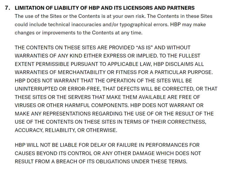 No Responsibility Disclaimer Examples and A Template - Usercentrics