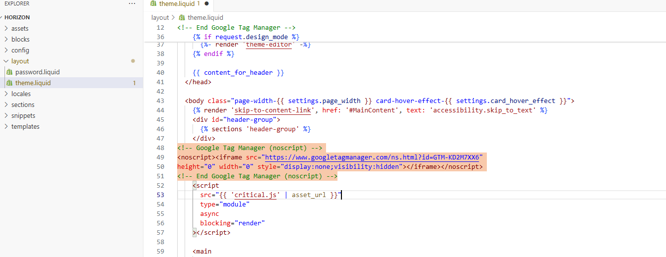 How to install Google Tag Manager on Shopify - Usercentrics